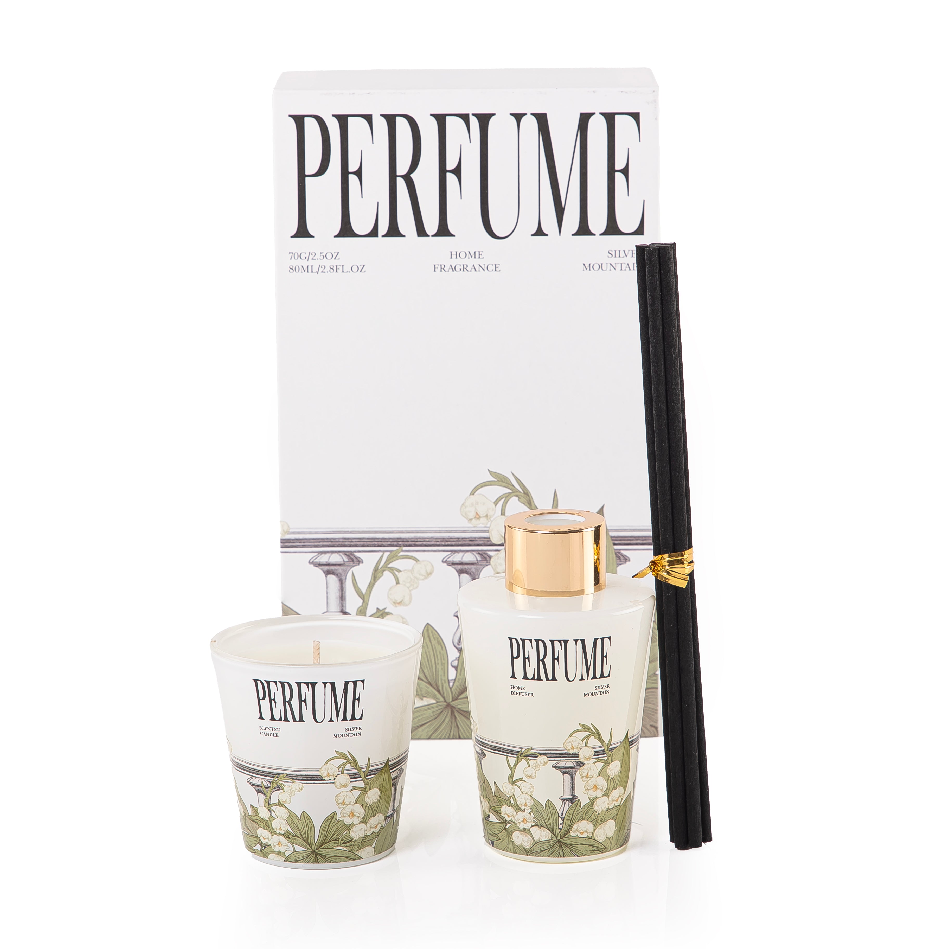 طقم دفيوزر بيرفيوم الأخضر – Gifts Gate